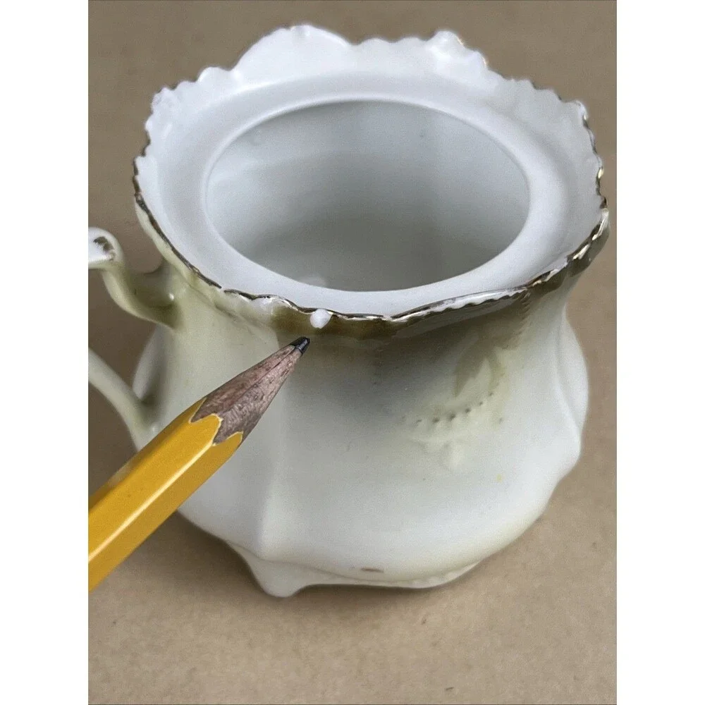Dining | Antique Rs Germany Porcelain Lidded Creamer Hand Painted ...